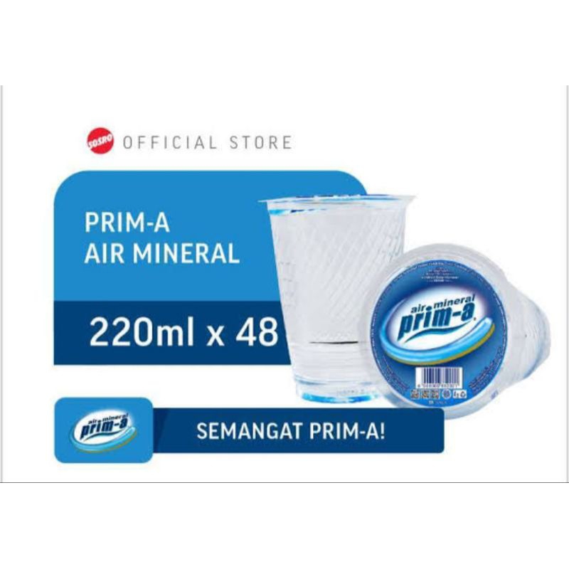 Jual Air mineral prima 220ml / air mineral gelas / AIR MINUM KEMASAN ...