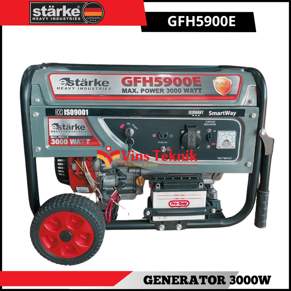 Jual Mesin Genset Bensin 3000watt Generator Set GFH 5900 E STARKE ...