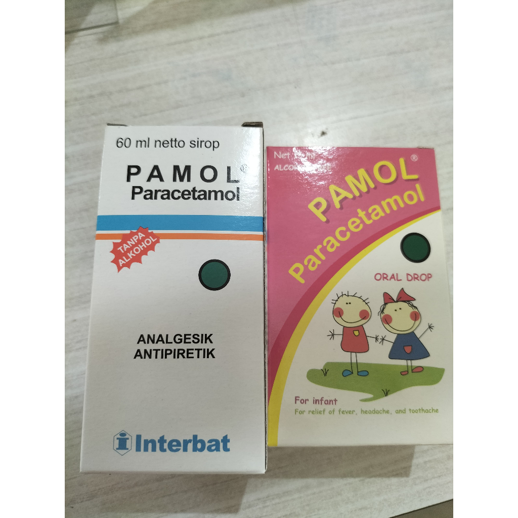 Jual Pamol Paracetamol sirup/ Sirup pereda demam pada bayi dan anak ...