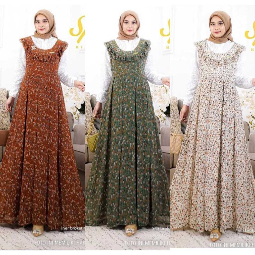 Jual LANGSUNG KIRIM GAMIS CERUTY SUPER JUMBO BB 90-125 KG MOTIF ...