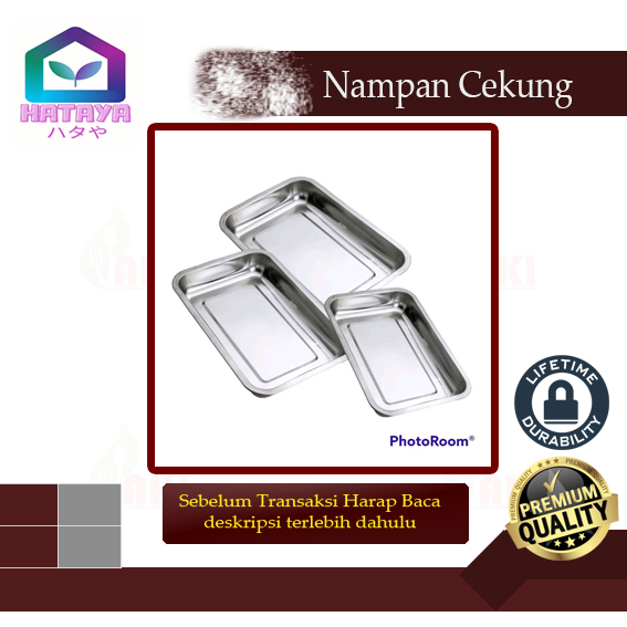 Jual HATAYASHOP-BAKI STAINLESS CEKUNG/BAKI STAINLESS DALAM/BAKI ...