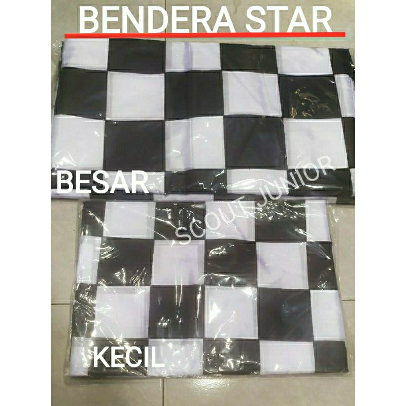 Jual BENDERA STAR | FINISH BESAR | KECIL | Shopee Indonesia
