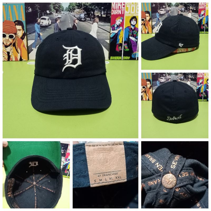 Jual Topi caps Detroit Brand 47 x MLB Original ( second brand ...