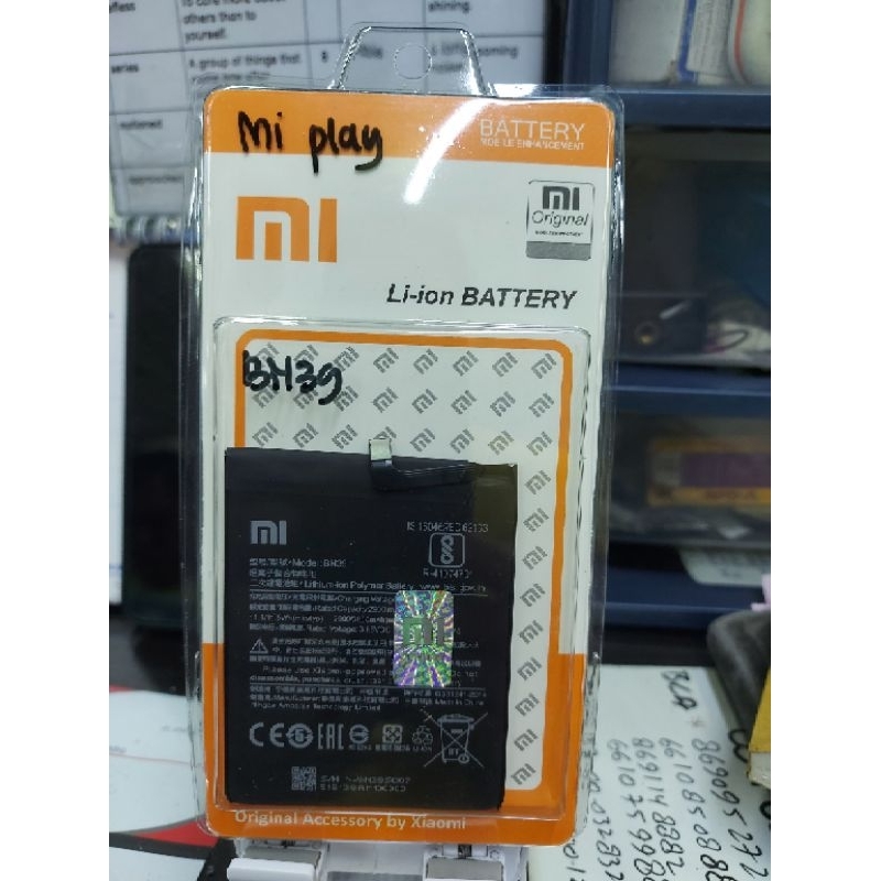 Jual Baterai Batre Batrai Xiomi BN39 For Xiomi Mi Play | Shopee Indonesia