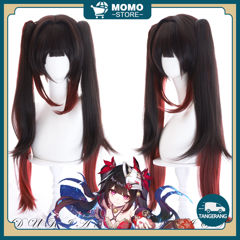 Jual 70 cm Wig HSR Womanmey Wig Hanabi Sparkle Wig HSR Honkai Star Rail ...