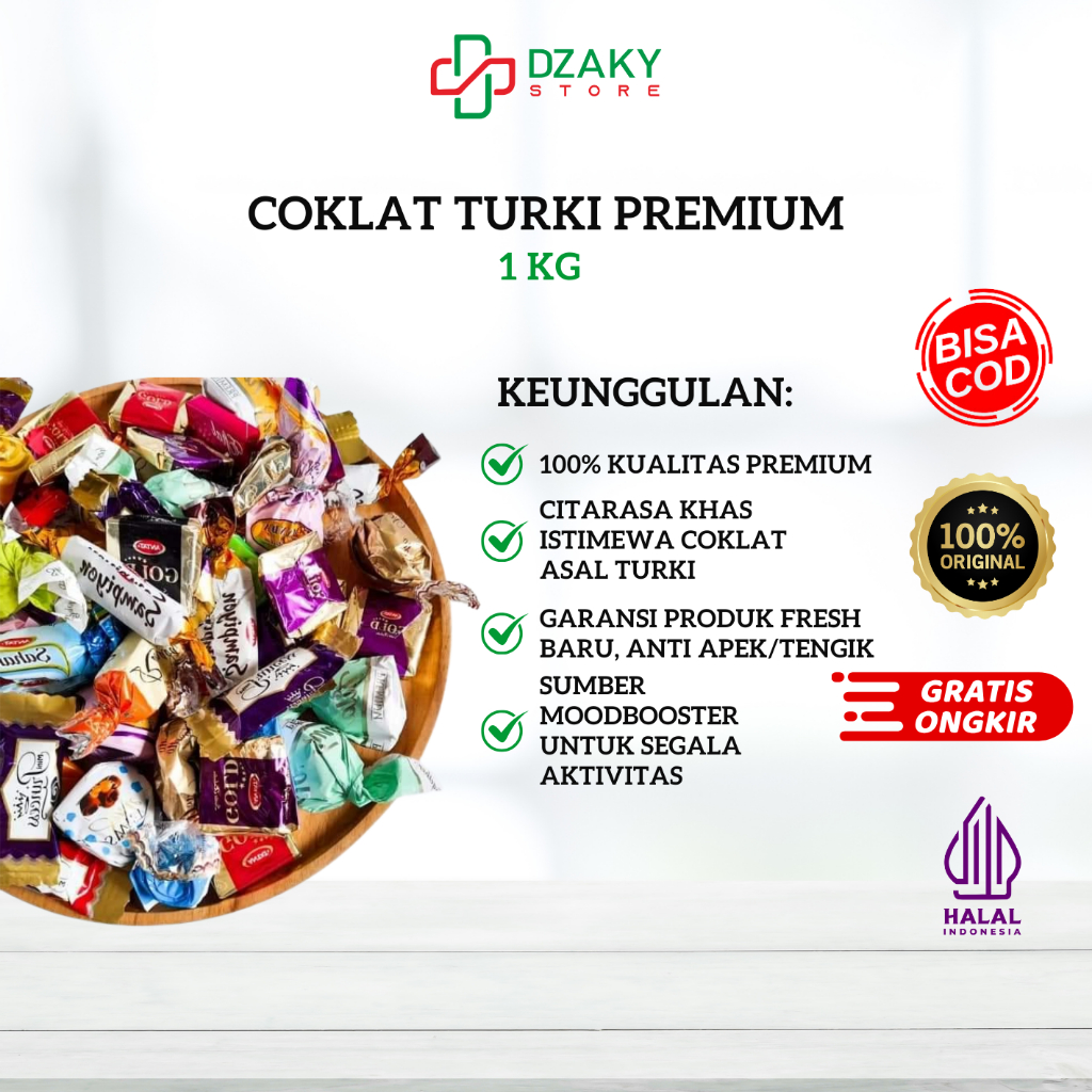 Jual COKELAT TURKI ARAB 1KG Produk Fresh Baru Khas Timur Tengah Untuk ...