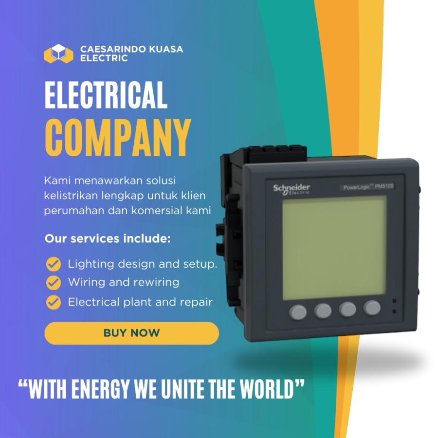 Jual POWER METER DIGITAL SCHNEIDER PM5650 METSEPM5650 / POWER LOGIC ...