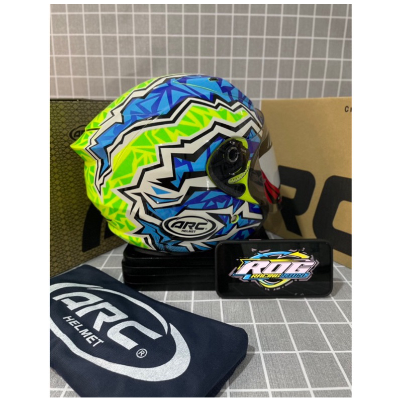 Jual Helm ARC XR LAGUNA GREEN Original | Shopee Indonesia