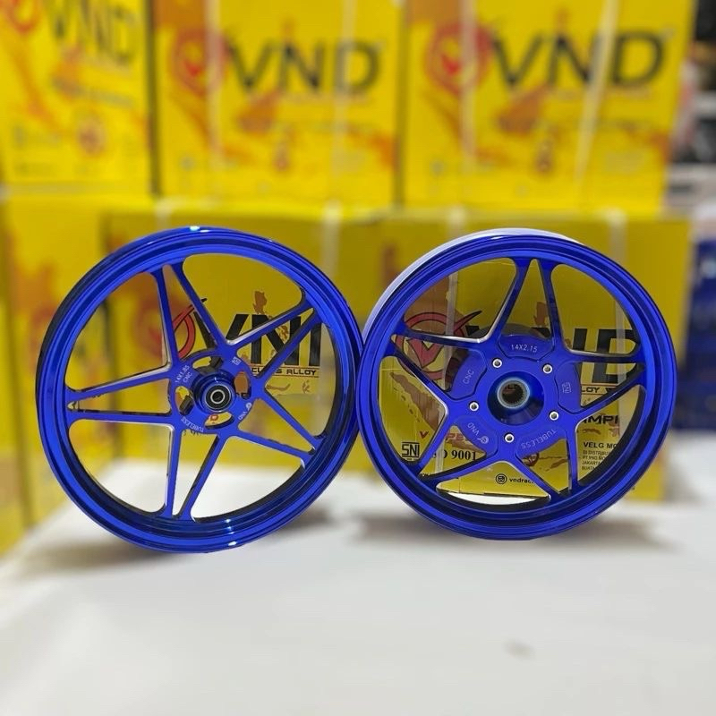 Jual Velg VND V SPEED Vario 110 125 150 160 Beat Scoopy New Spacy Genio lebar 185/215-14 Free ...