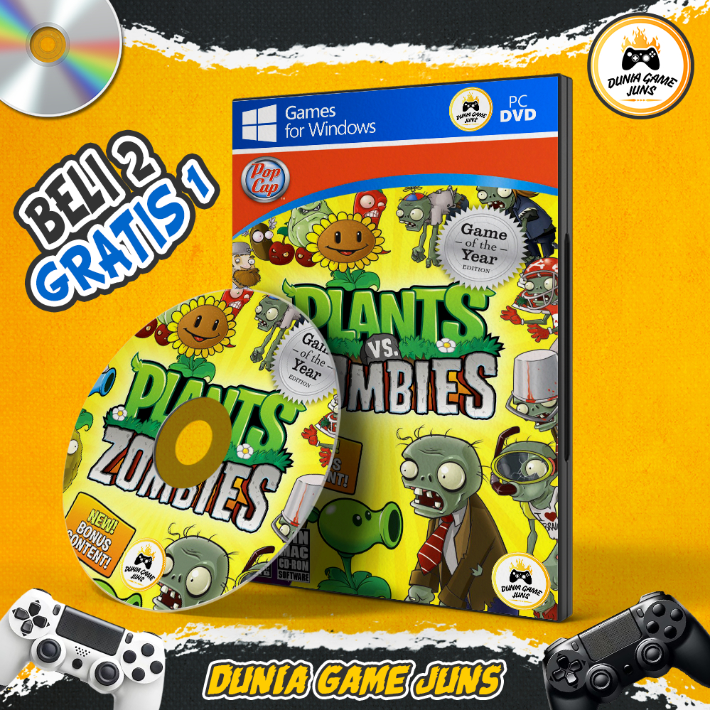 Jual Plant vs Zombie | Game Of The Year Edition | CD/DVD | Game PC & Laptop | Shopee Indonesia