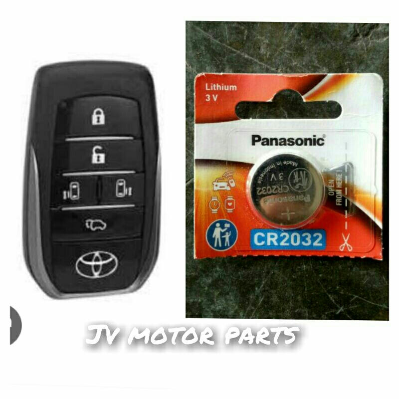 Jual baterai remote Toyota Alphard Vellfire original | Shopee Indonesia