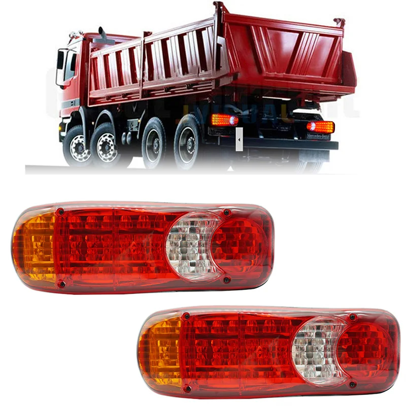 Jual LAMPU STOP LED BELAKANG TRUK TRAILER VOLVO MAN FUSO HINO 24VOLT ...
