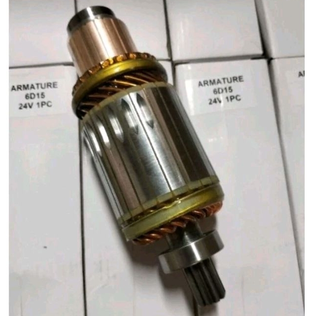 Jual ARMATURE /ANGKER STARTER 24v MITSUBISHI FUSO FIGHTER 6D14 /6D16 ...