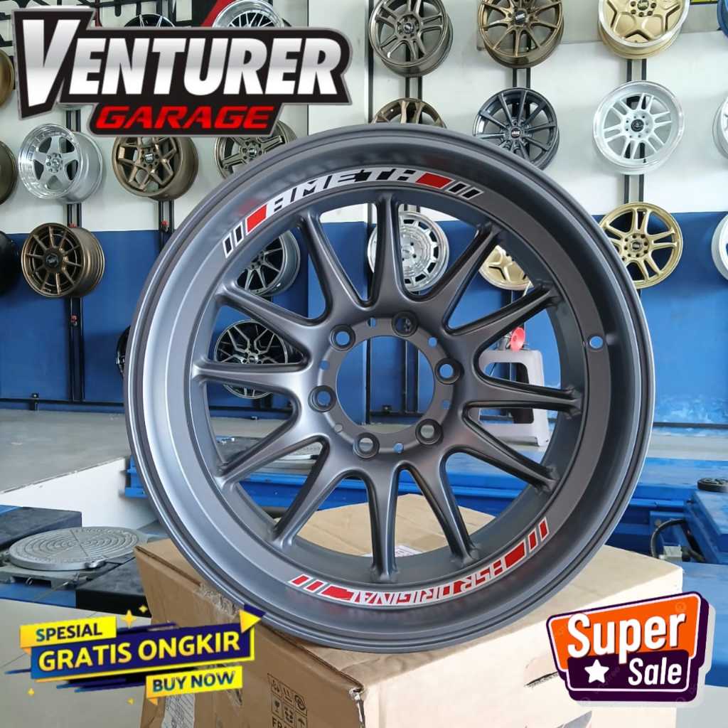 Jual velg murah HSR ameth ring 18 pnp pajero fortuner dmax triton hilux ...