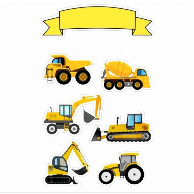 Jual topper Excavator | topper cake Excavator Topper Mobil Truck Topper ...