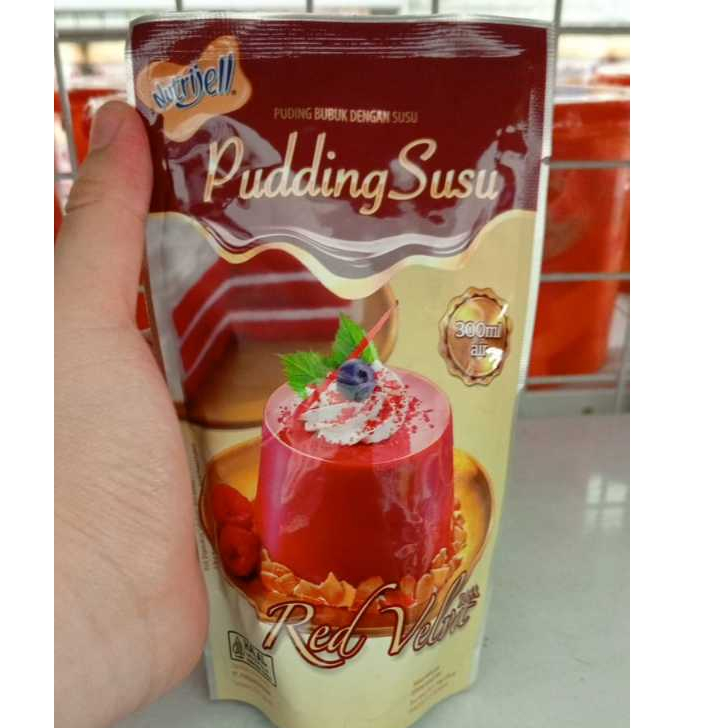 Jual Pudding Susu Nutrijell rasa Red Velvet | Shopee Indonesia