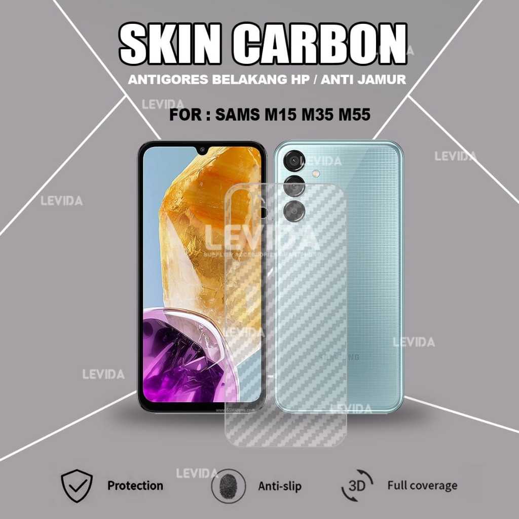 Jual Samsung M15 5g Samsung M35 5g Samsung M55 5g Skin Carbon 3D ...
