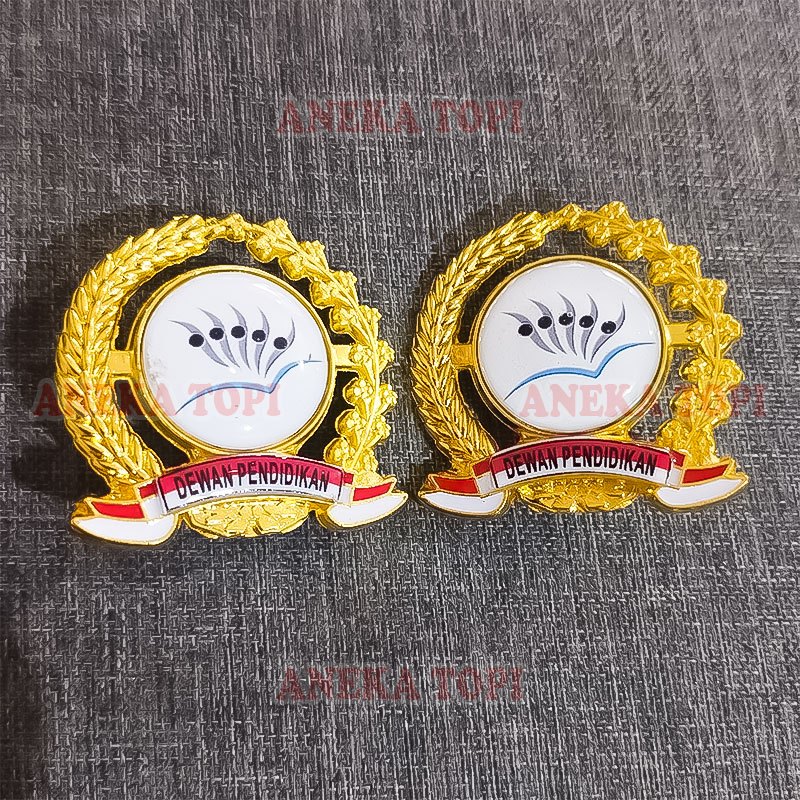 Jual Pin Bros Dewan Pendidikan Pin Dewan Pendidikan Model Padi Kapas ...
