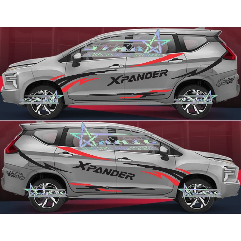 Jual Stiker Cutting Mobil Xpander Stiker Variasi Bodi Samping Mobil Mitsubishi Xpander | Shopee ...