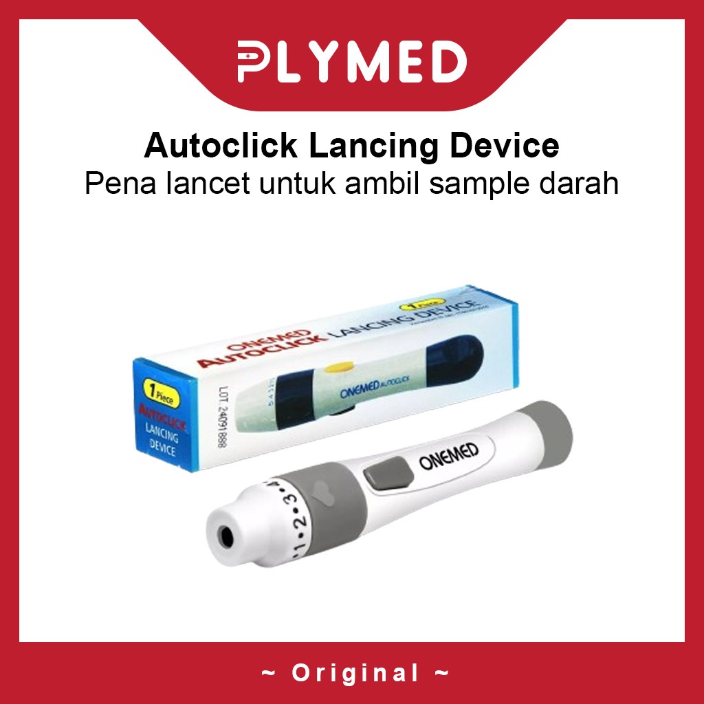 Jual Autoclick Device Onemed Pen Lancet Lancing Device Alat Ambil ...