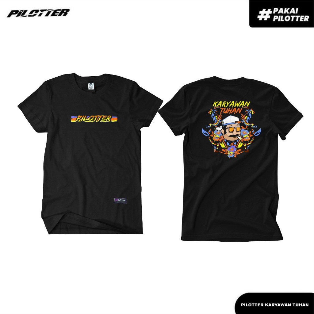 Jual Pilotter Kaos Karyawan Tuhan Original Free Sticker | Shopee Indonesia Jual Pilotter Kaos Karyawan Tuhan Original Free Sticker | Shopee Indonesia