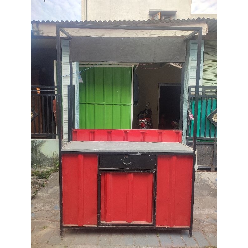 Jual stand booth semi kontainer / gerobak jualan / booth kontainer ...