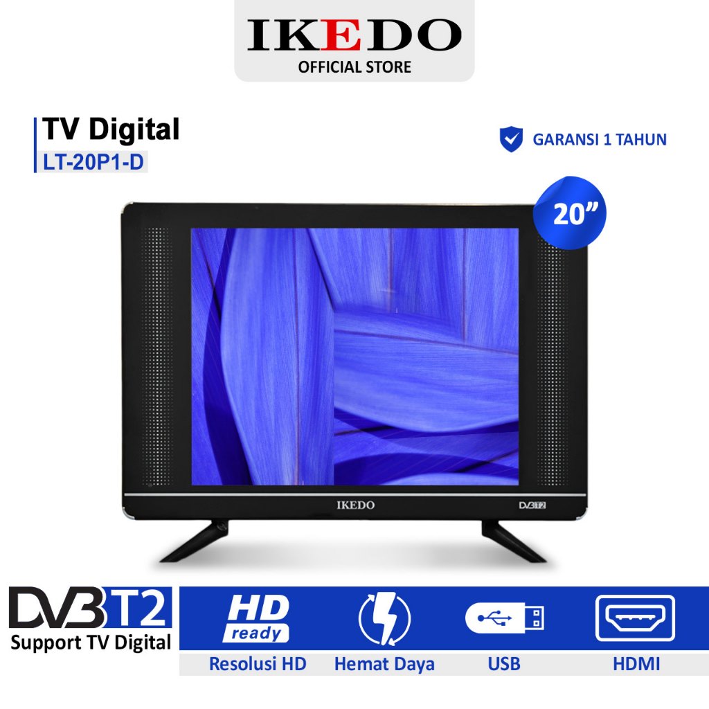 Jual IKEDO TV Digital 20 inch TV LED LT-20P1-D | Shopee Indonesia