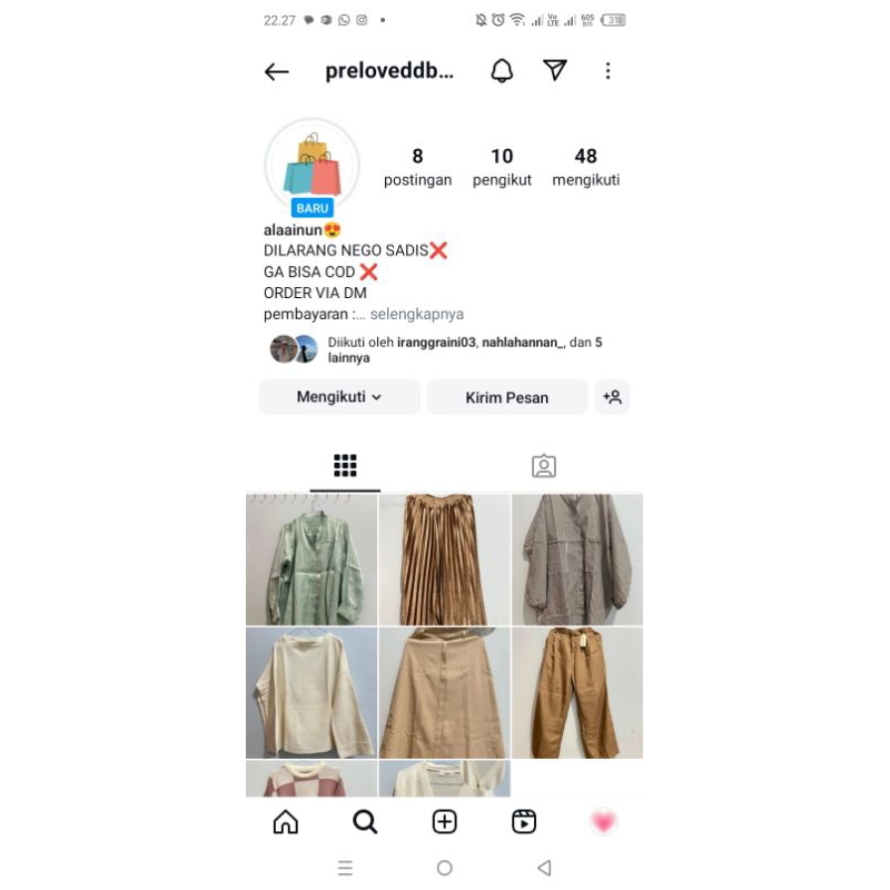 Jual MULAI HARGA 5K - 35K CO SESUAI HARGA UNTUK LIVE DI SS KIRIM PESAN ...