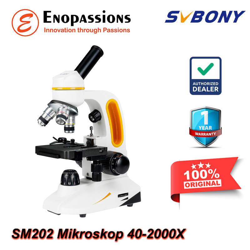 Jual Svbony SM202 Mikroskop Multifungsi Perbesaran 40-2000x | Shopee Indonesia