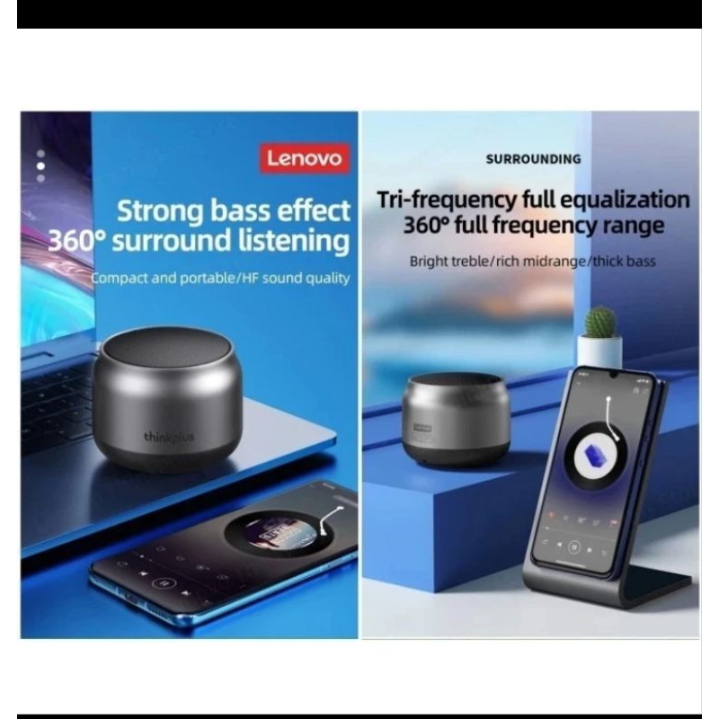 Jual Lenovo Thinkplus K30 Bluetooth Wireless Speaker TWS Stereo Mic | Shopee Indonesia