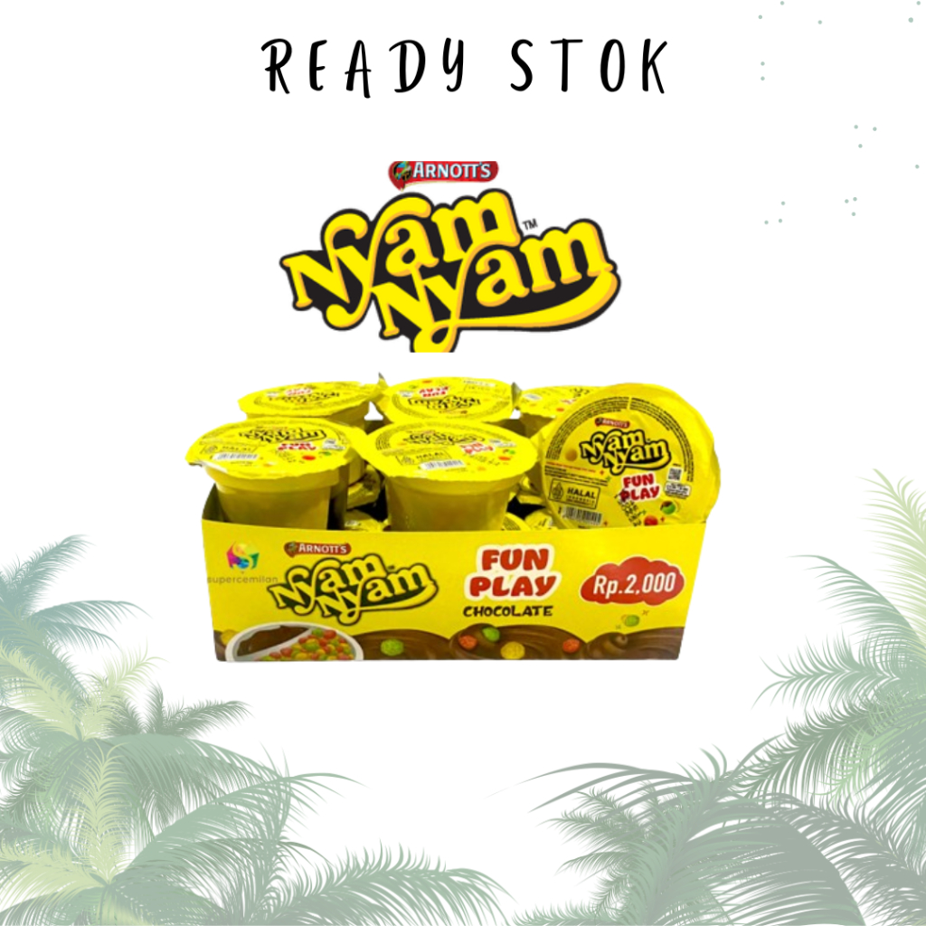 Jual Nyam Nyam FUN PLAY CHOCOLATE 12x11gr (PACK) | Shopee Indonesia