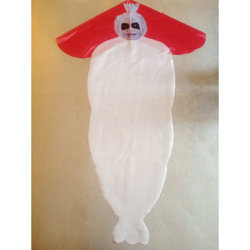 Jual layangan hantu pocong bahan kain bisa dilipat | Shopee Indonesia