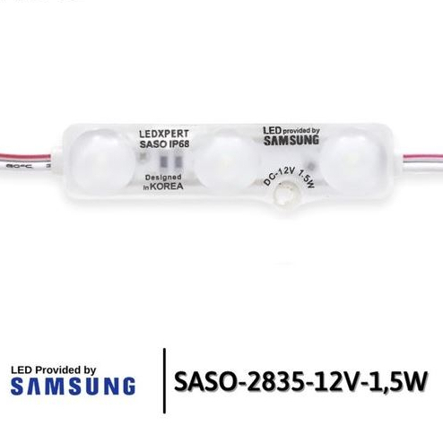 Jual LAMPU LED MODUL 3 MATA SAMSUNG KOREA PUTIH | Shopee Indonesia