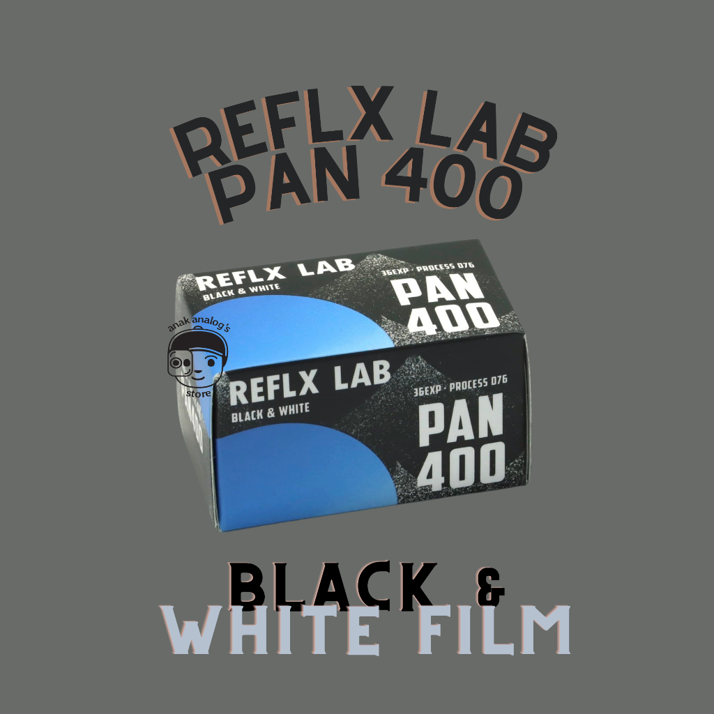 Jual MINDU Reflx Lab PAN 400 Roll Film 35mm ISO 400 36exp Black & White ...