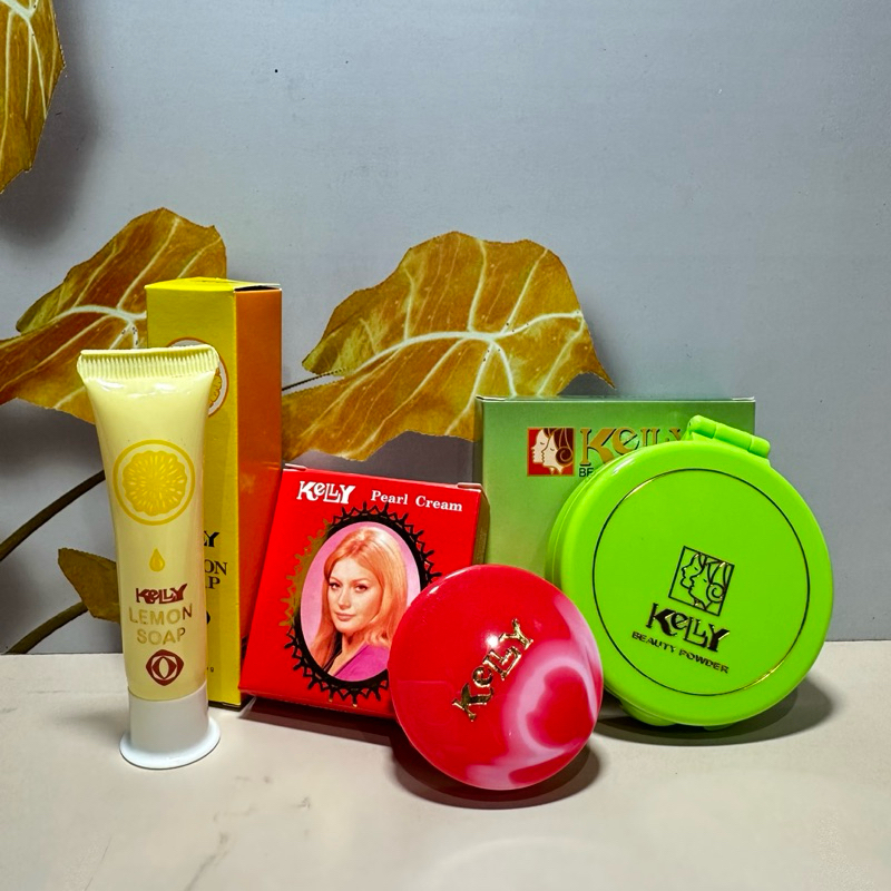 Jual Kelly Lemon Soap 15gr + Kelly Pearl Cream 5gr + Kelly Compact ...