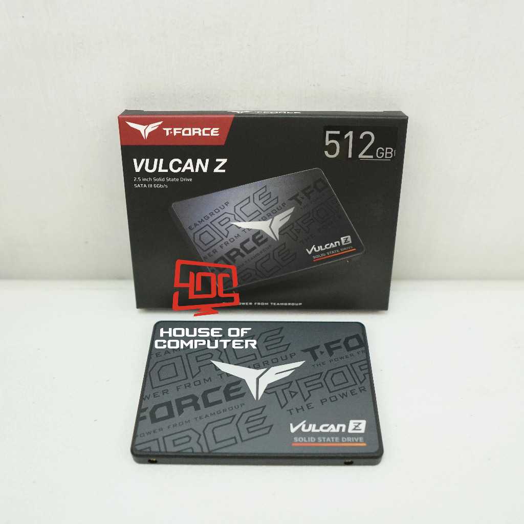 Jual SSD TEAM GROUP T-FORCE VULCAN Z 512GB SATA 3 2.5 INCH | Shopee ...