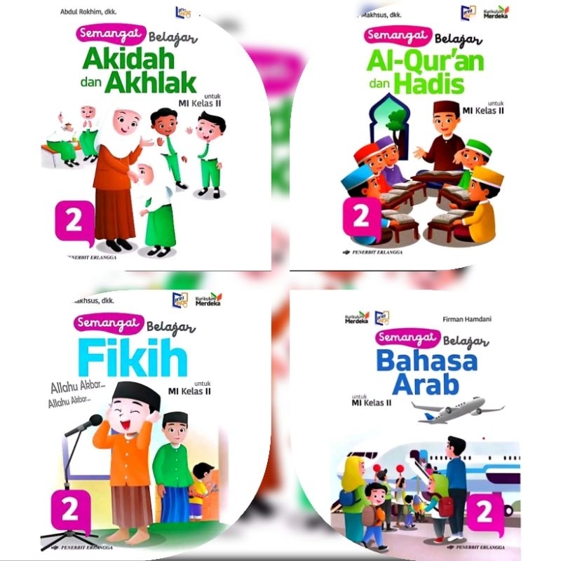 Jual Buku Kurikulum Merdeka Madrasah Kelas 2 Mi - Erlangga | Shopee Indonesia