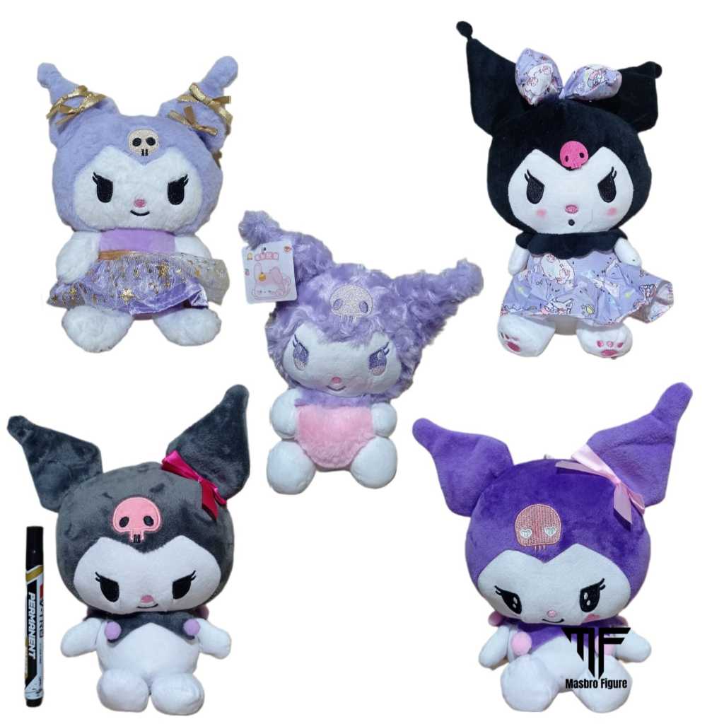Jual Boneka Kuromi Mainan Anak Boneka Chop Kuromi 22 cm | Shopee Indonesia