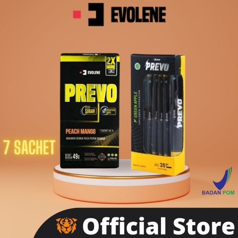 Jual EVOLENE Prevo 7 Sachet PreWorkout New Prevo Pwo Pre Work out ...