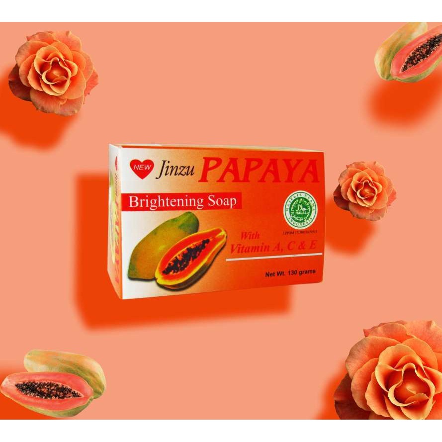 Jual Jinzu Bar Soap Papaya Brightening / Sabun / Sabun Batang ...