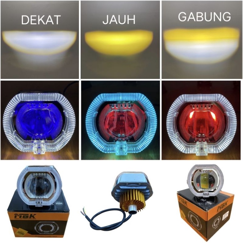 Jual KODE J48V Lampu Utama Projie Ala Ala Biled 35 Inch 45 Watt Plus ...