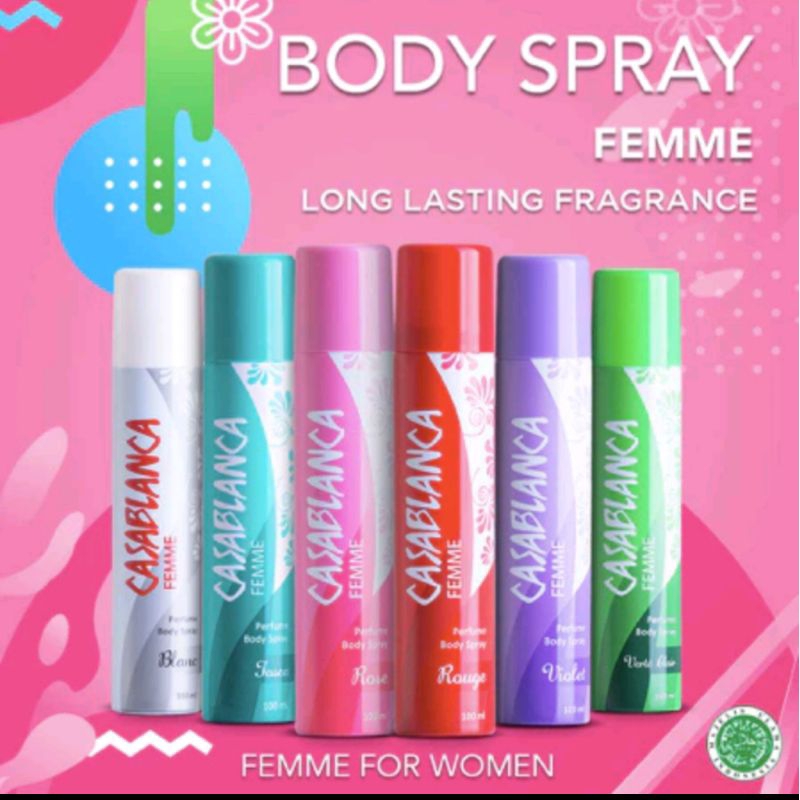 Jual Casablanca Perfume Body Spray // kaleng | Shopee Indonesia