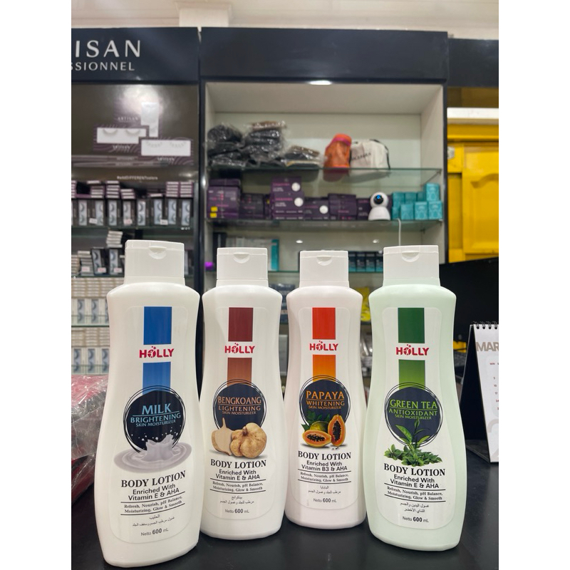 Jual HOLLY BODY LOTION SKIN MOISTURIZER 600 ml | Shopee Indonesia