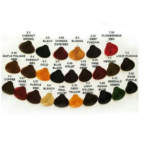 Jual ORIGINAL Feves Cat Rambut Color Cream Hair 60ml Semir Pewarna ...