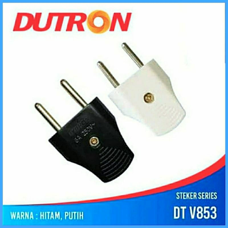 Jual Steker Gepeng DUTRON DV SBA 01, Colokan Listrik, Steker Listrik ...