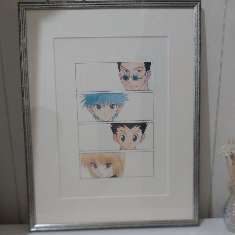 Jual Frame Illustration Duplicate Original Drawing Hunter x Hunter ...