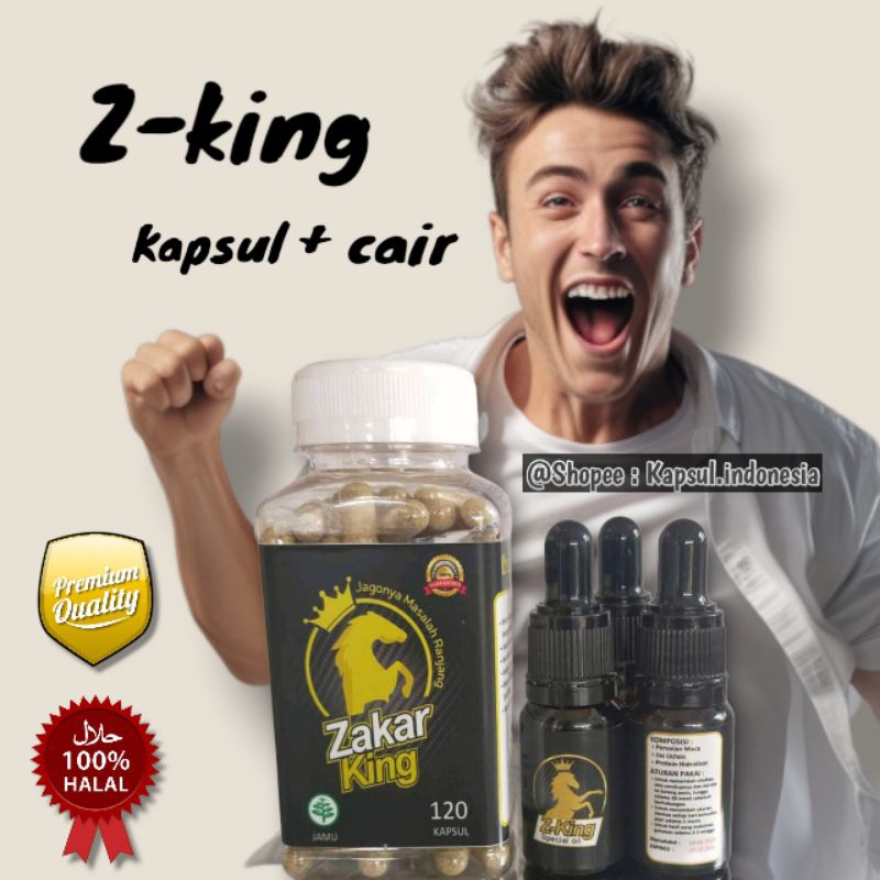 Jual Zakar king paket spesial 60 kapsul + oles Asli ORIGINAL | Shopee Indonesia