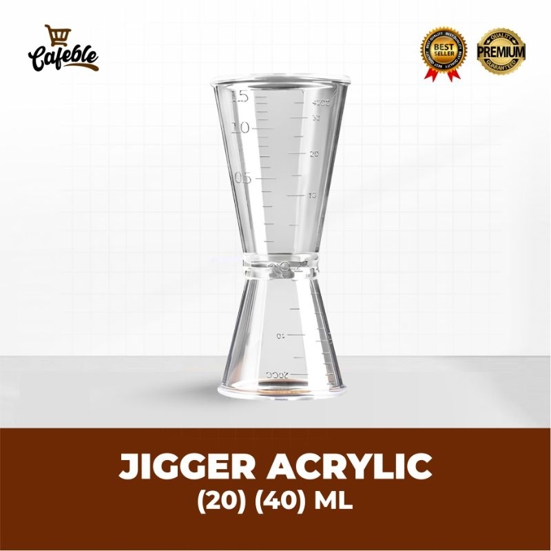 Jual Jigger Acrylic Gelas Takar 20/40 ml | Shopee Indonesia