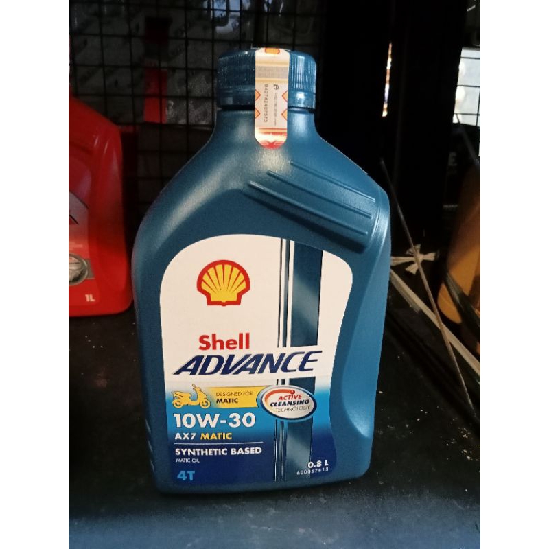 Jual OLI MESIN MOTOR MATIC OLI SHELL ADVANCE AX7 MATIC 08 LITER 100 ...