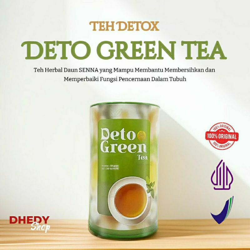Jual DETO GREEN TEH DETOX SISTEM PENCERNAAN ISI 20 KANTONG | Shopee ...